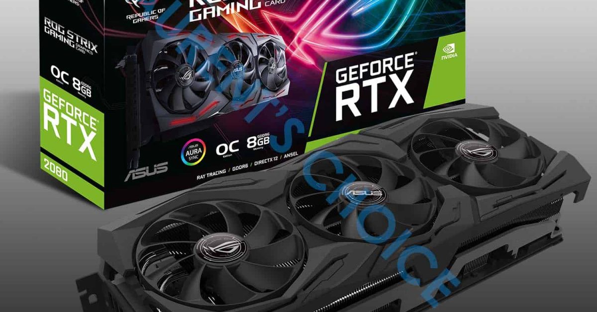 ASUS final design for the RTX series – Laurent's Choice