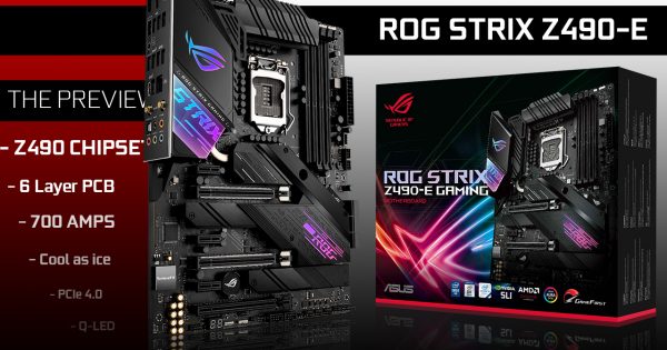 ASUS ROG STRIX Z490-E Gaming - Laurent's Choice